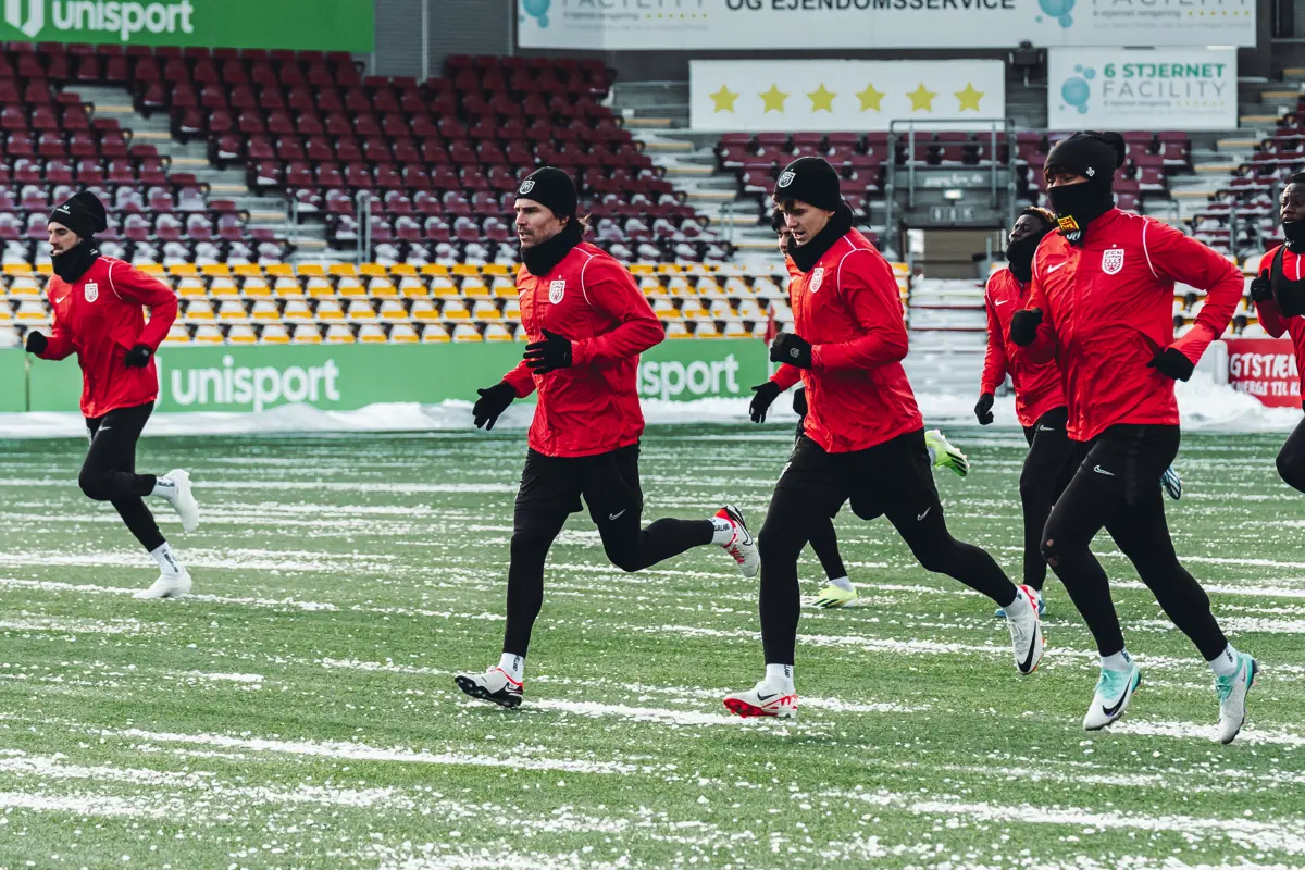 Vejen tilbage: Mads Kristian Hansen er tilbage på træningsbanen